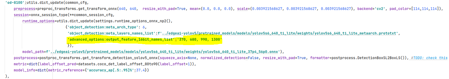 Quantitative training official edgeai-yolov5 code does not converge ...