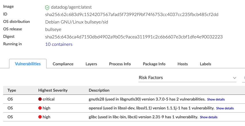 openssl, glibc, and gnutls vulns in the latest agent image · Issue ...