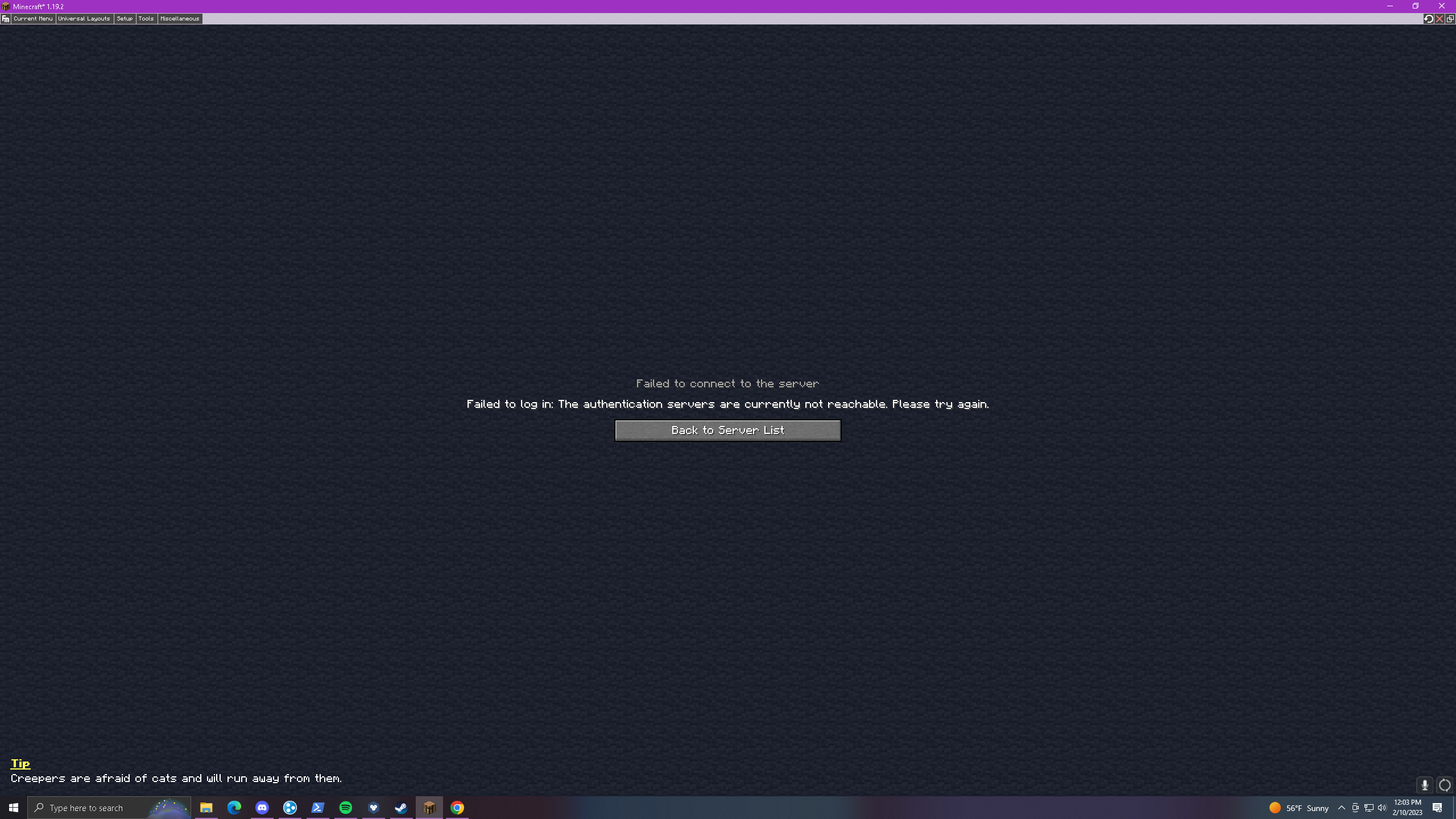Authentication Servers Aren't Responding · Issue #1041 · LunaPixelStudios/Better-MC · GitHub