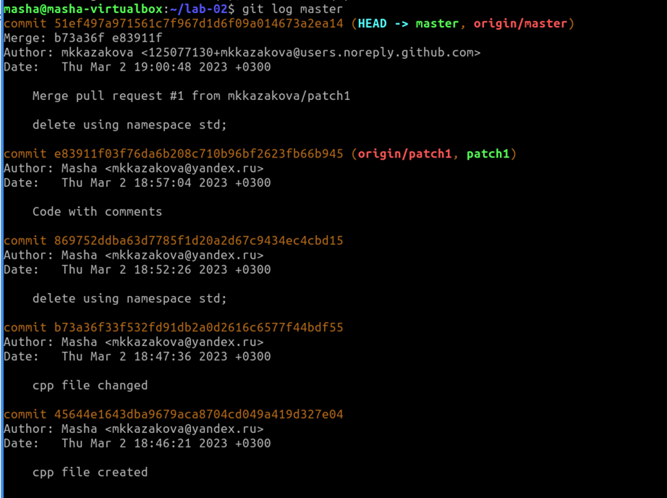 GitHub - mkkazakova/lab02