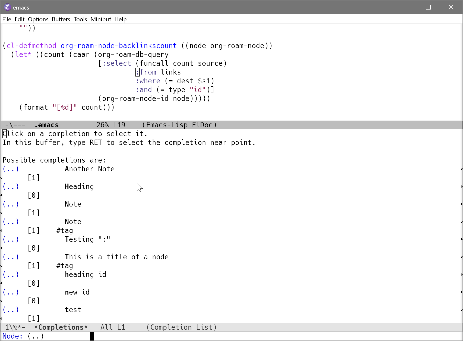Unknown specializer org-roam-node · Issue #1669 · org-roam/org-roam · GitHub
