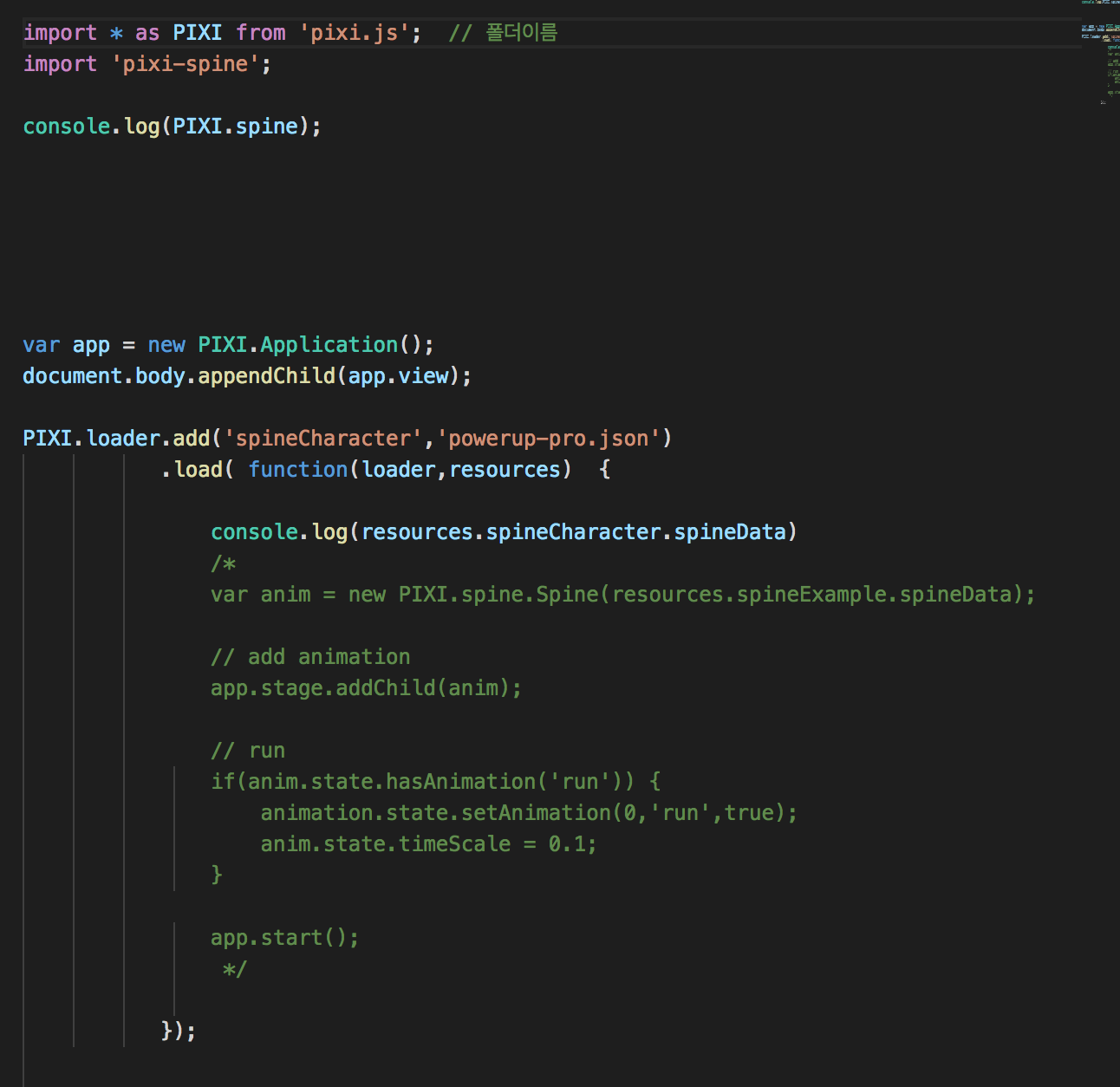 Console said that spinedata is undefined. · Issue #185 · pixijs-userland/spine · GitHub