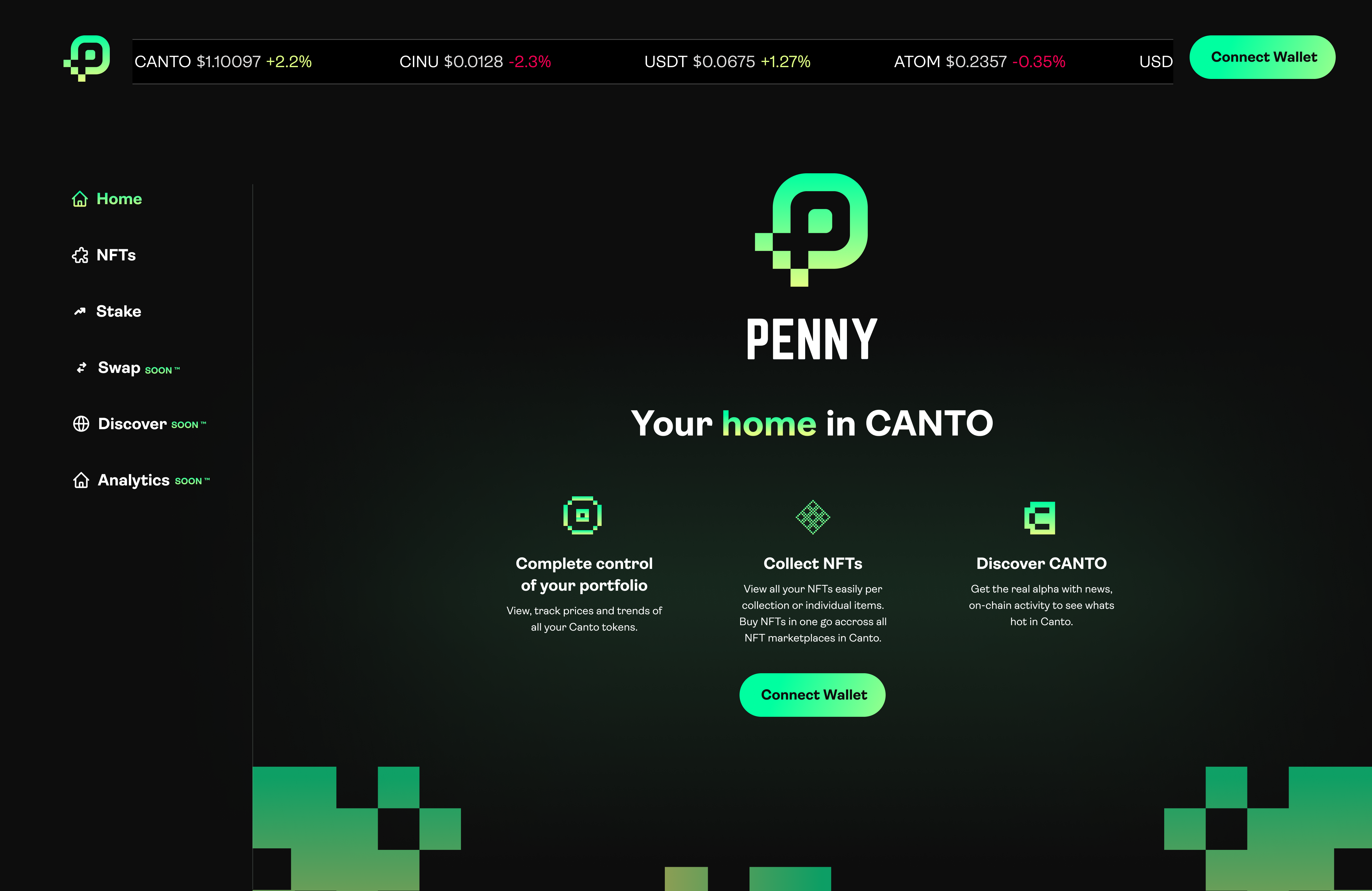 GitHub - mobtastic/penny: Canto Portfolio Manager and NFT AMM