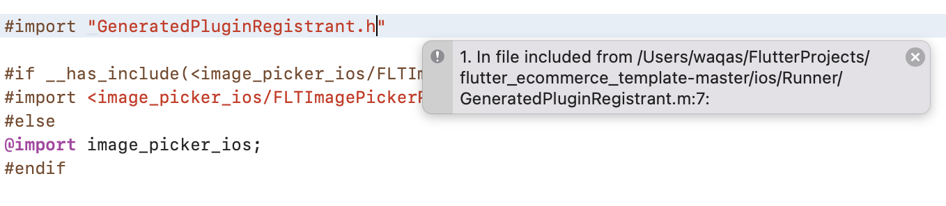 'Flutter/Flutter.h' file not found · Issue #104964 · flutter/flutter ... 'Flutter/Flutter.h' file not found · Issue #104964 · flutter/flutter ...