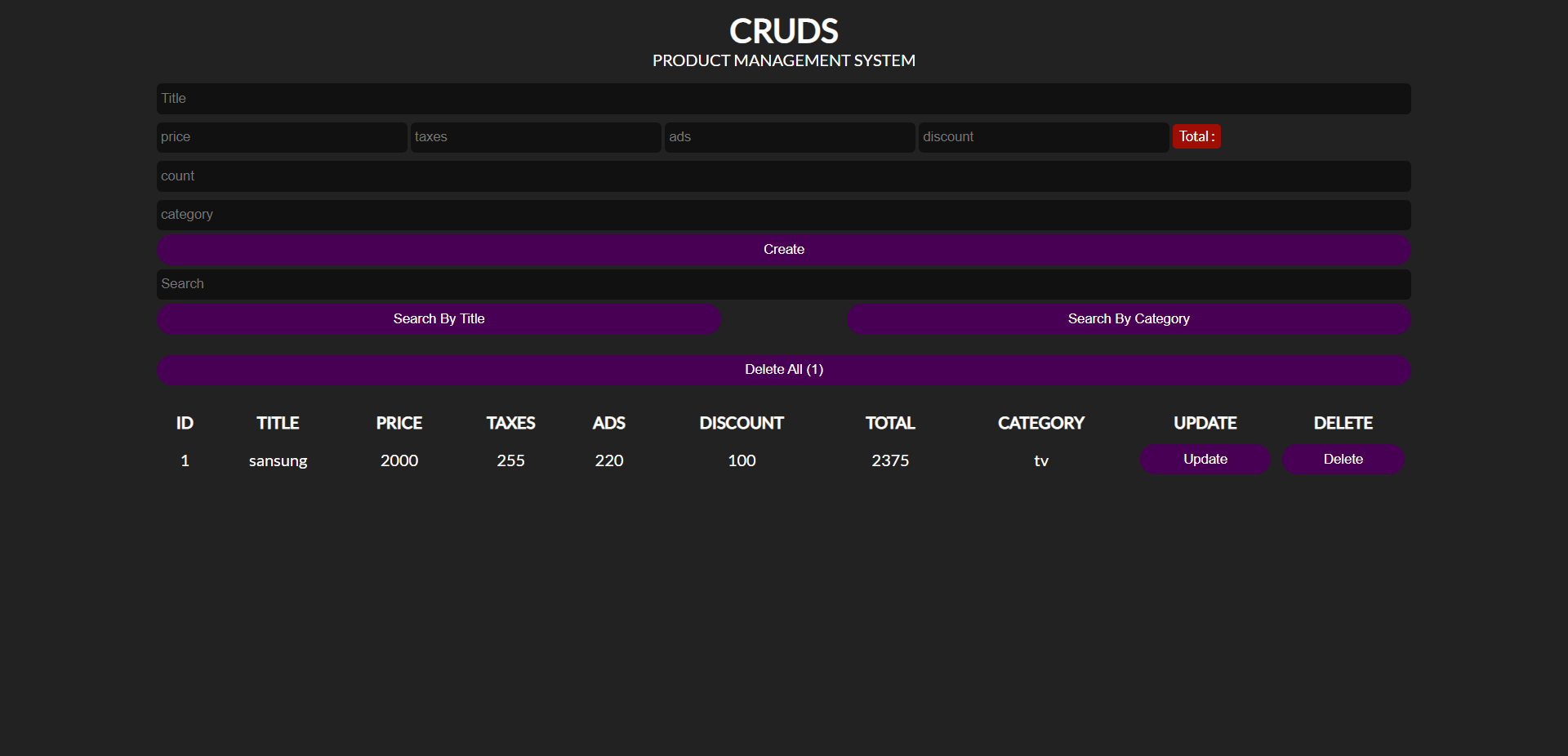 GitHub - YoussefMagedMohamed/CRUDS-Operations