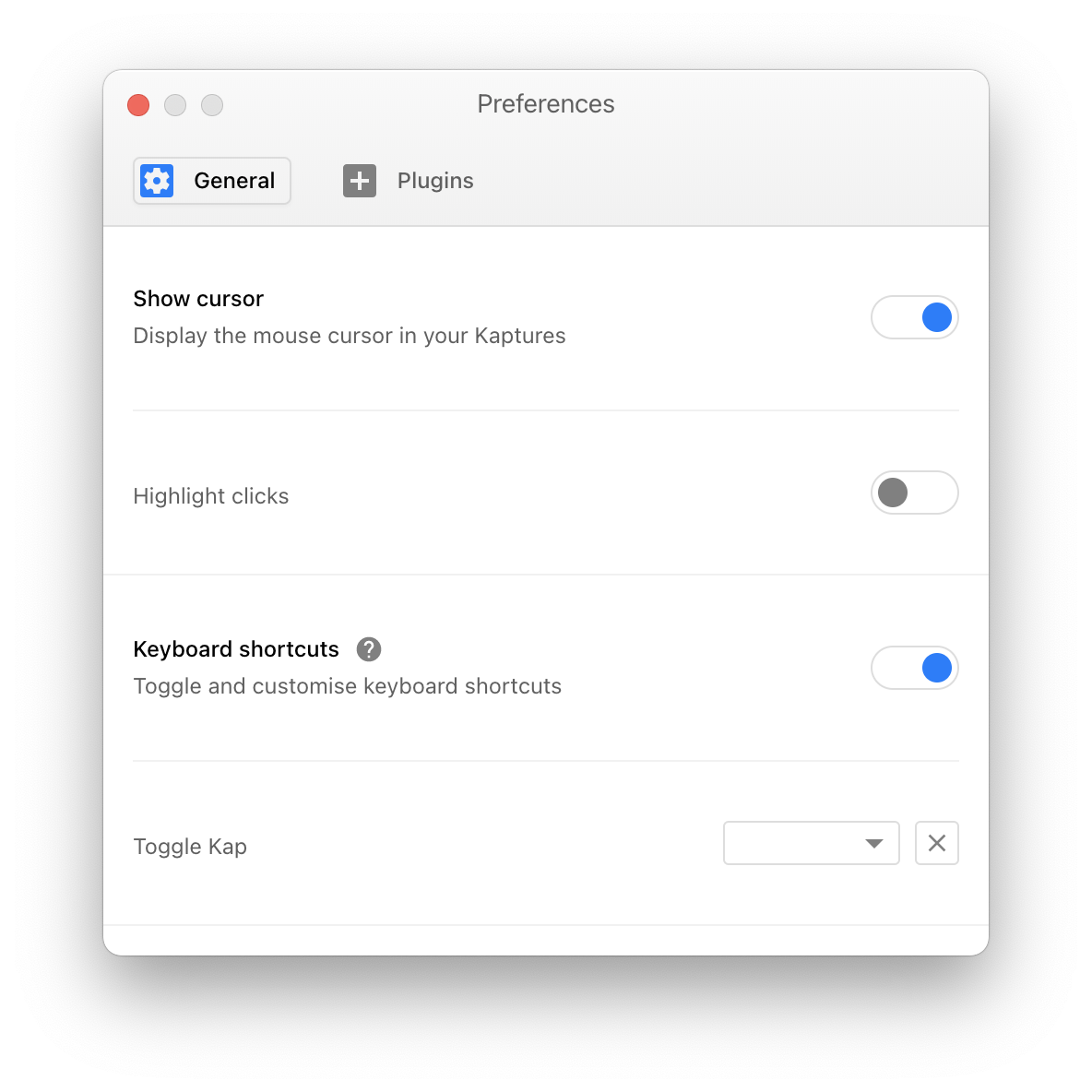 preferences dialog does not have a scrollbar · Issue #1030 · wulkano/Kap · GitHub