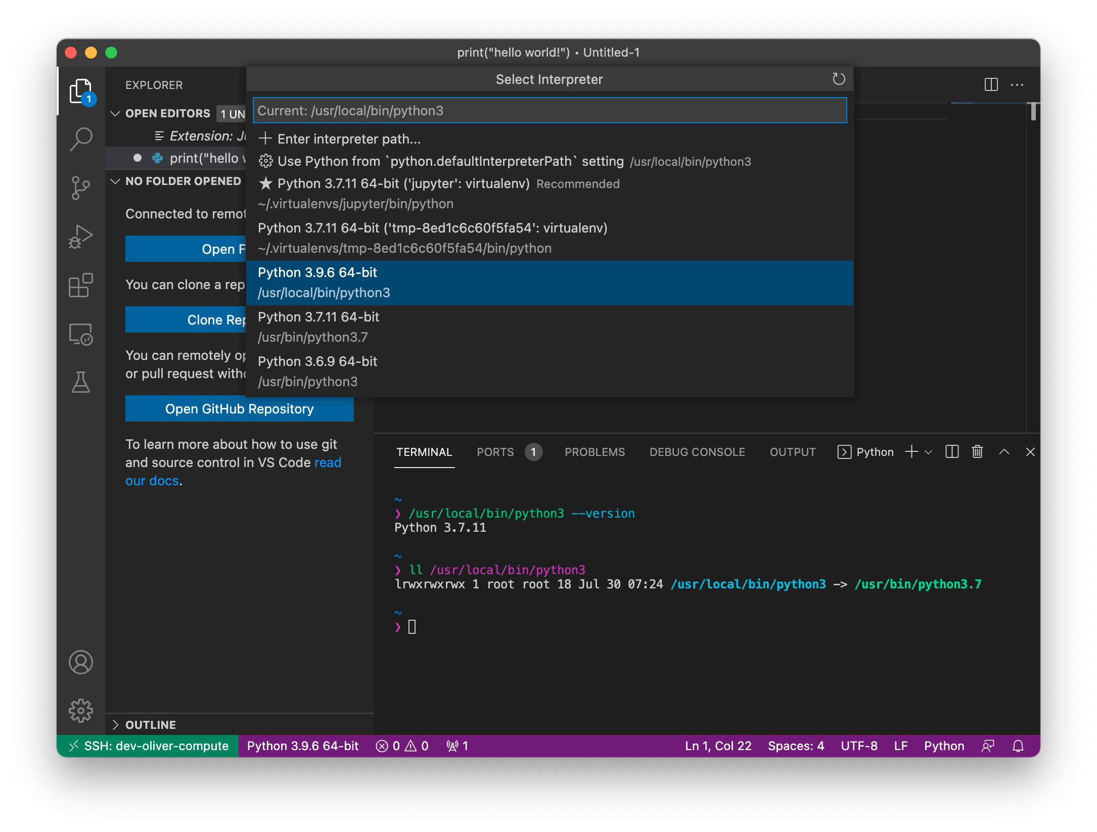 Python version not displaying correctly · Issue #16611 · microsoft ...