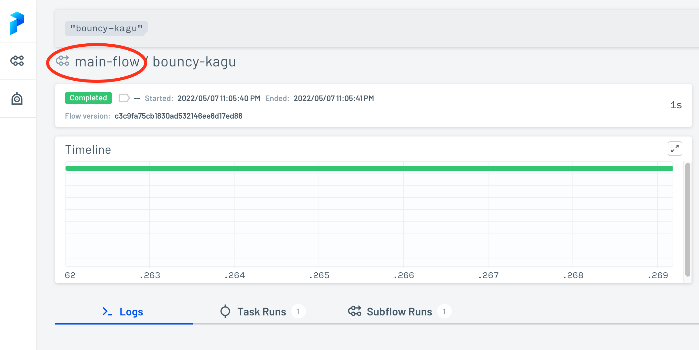 Navigate from single flow run back to all flow runs · Issue #5758 · PrefectHQ/prefect · GitHub