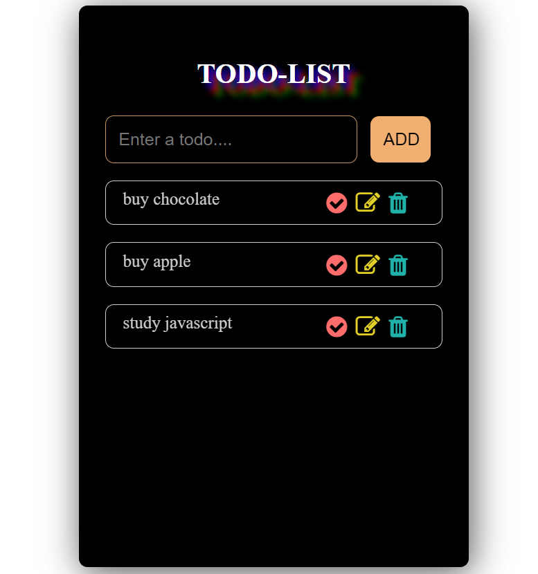 GitHub - tunisha1517/todolist