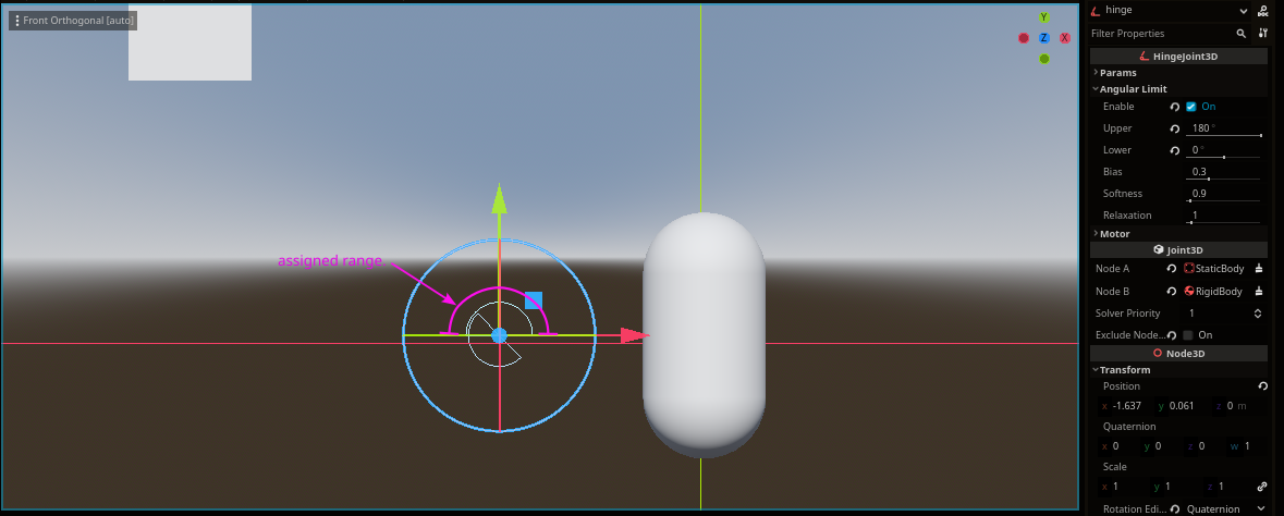 The representation of joints in the gizmo is incorrect. · Issue #84468 · godotengine/godot · GitHub