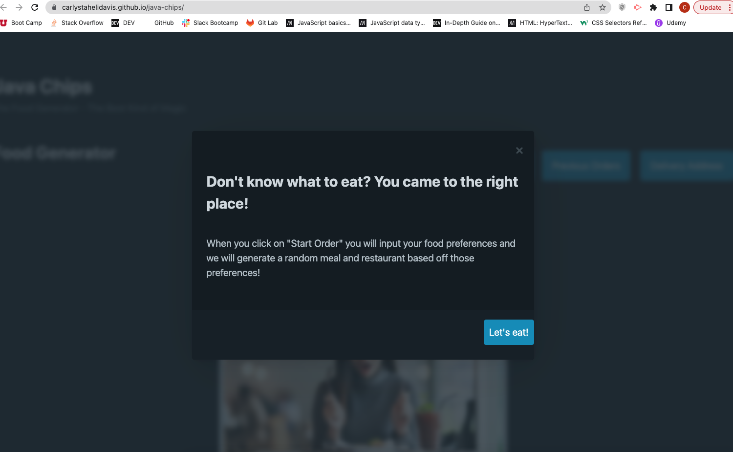 GitHub - carlystahelidavis/java-chips