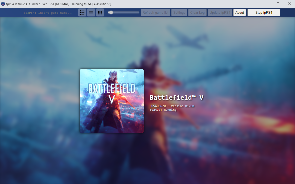Battlefield V - CUSA08670 · Issue #1655 · red-prig/fpps4-game-compatibility · GitHub