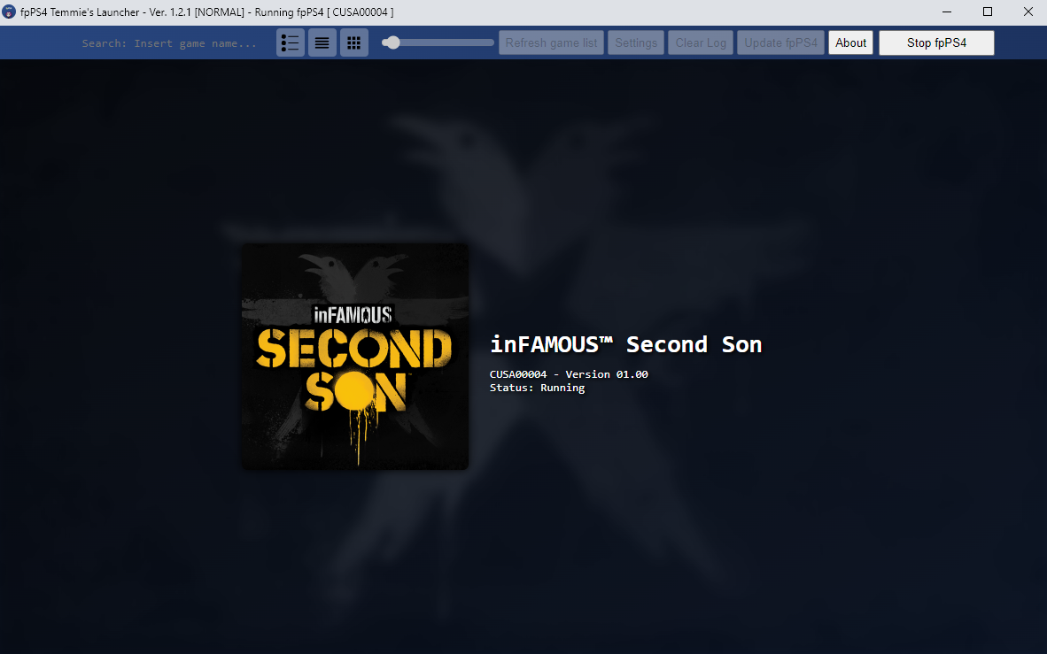 InFamous Second Son - CUSA00004 · Issue #1660 · red-prig/fpps4-game-compatibility · GitHub