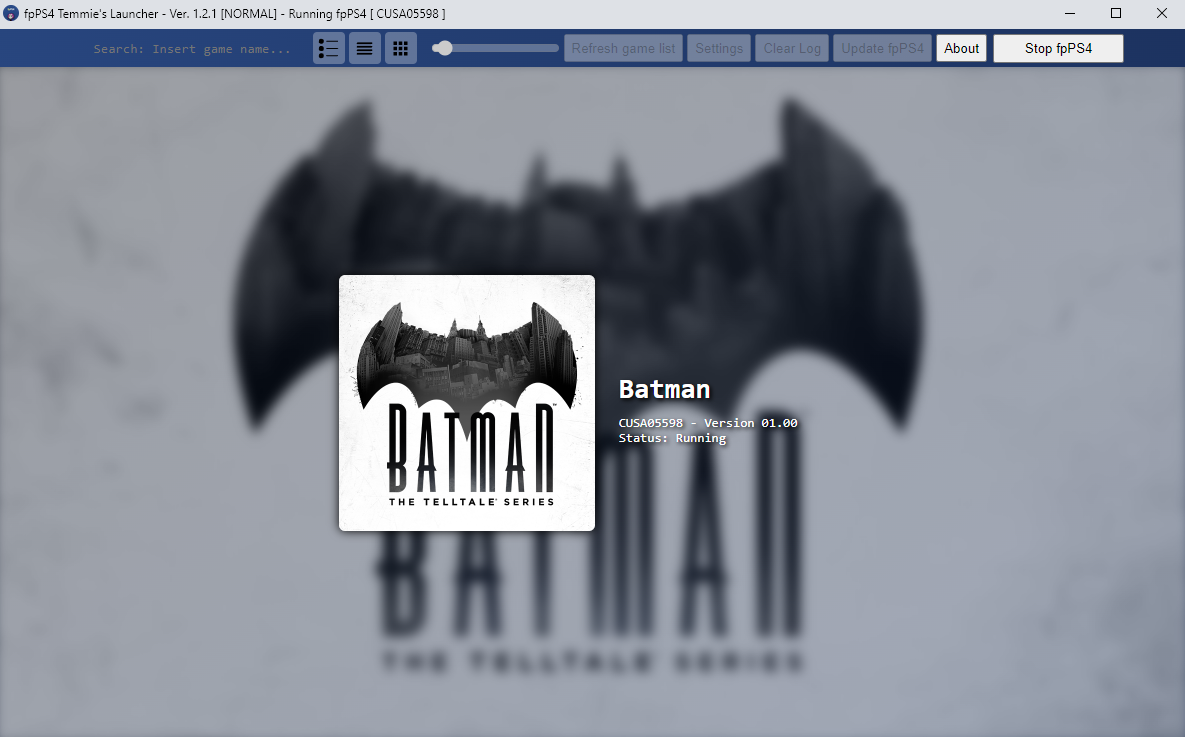 Batman: The Telltale Series - CUSA05598 · Issue #1679 · red-prig/fpps4 ...