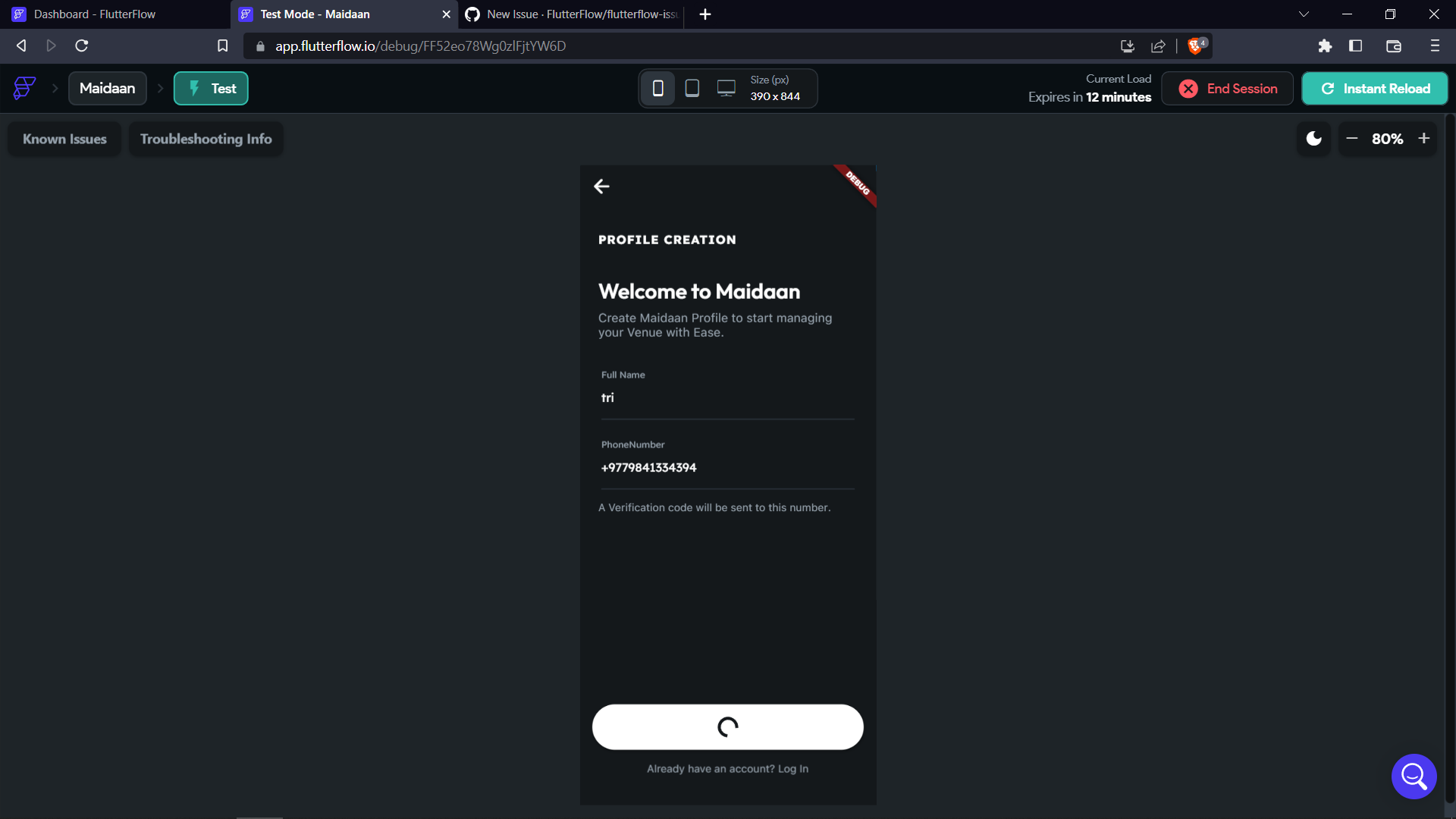 Phone authentication in Firebase not working · Issue #1033 · FlutterFlow/flutterflow-issues · GitHub