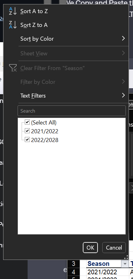 GitHub - jef-fortunahamid/ExcelFootballAnalysis