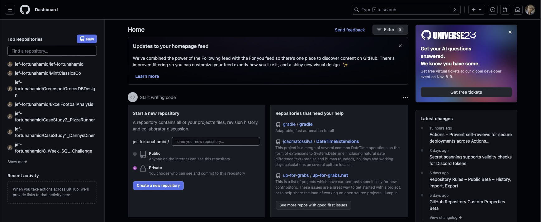 GitHub - jef-fortunahamid/Github-and-Markdown-Beginners-Guide