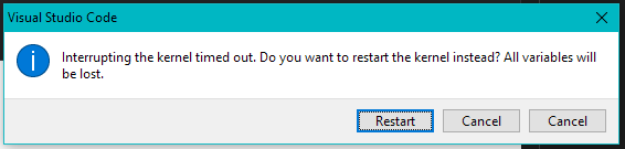 Two Cancel Buttons When Interrupting The Kernel Times Out · Issue