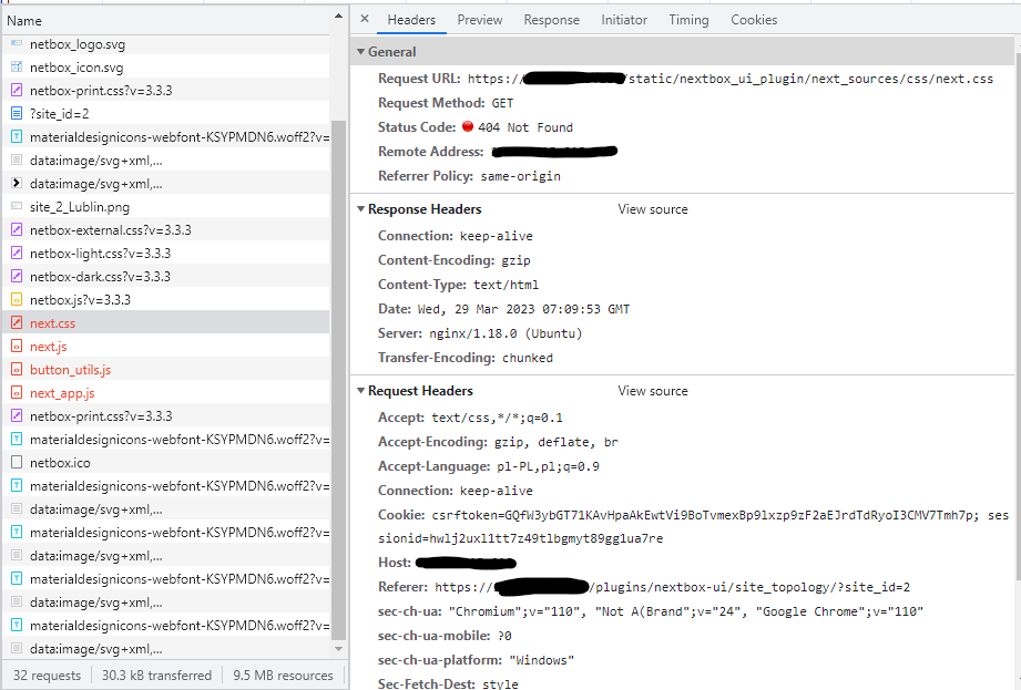 Netbox 3.3.3 - next.css 404 not found · Issue #126 · iDebugAll/nextbox-ui-plugin · GitHub