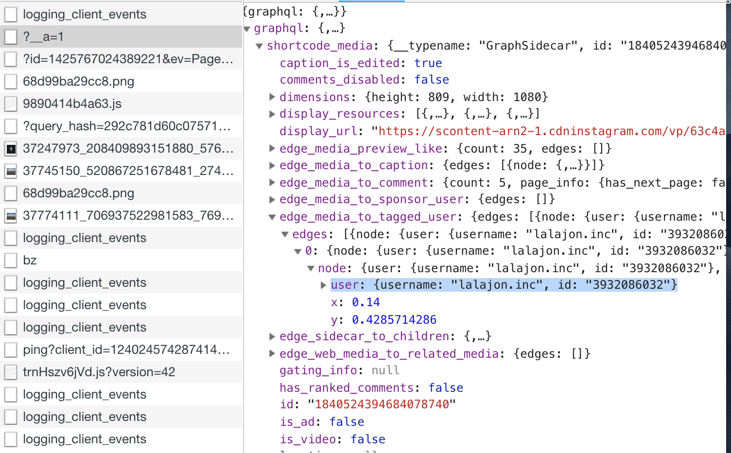 Get users tagged on media · Issue #406 · postaddictme/instagram-php-scraper · GitHub