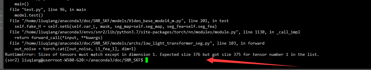 Runtimeerror Sizes Of Tensors Must Match Except In Dimension 1 Expected Size 376 But Got Size