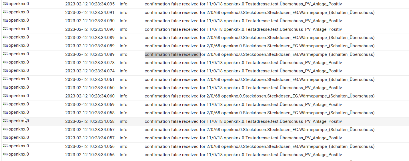 "confirmation false received" every Day... After Restart Adapter it works · Issue #337 ...