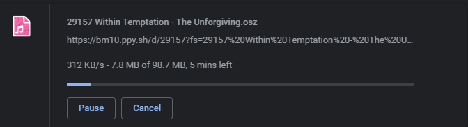 Official Beatmap Mirrors Are Very Slow · Issue 10263 · Ppyosu Web · Github 