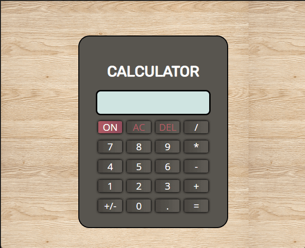 GitHub - AtanuPanja-DHN/calculator-project: This is a calculator made using HTML, CSS and JS.