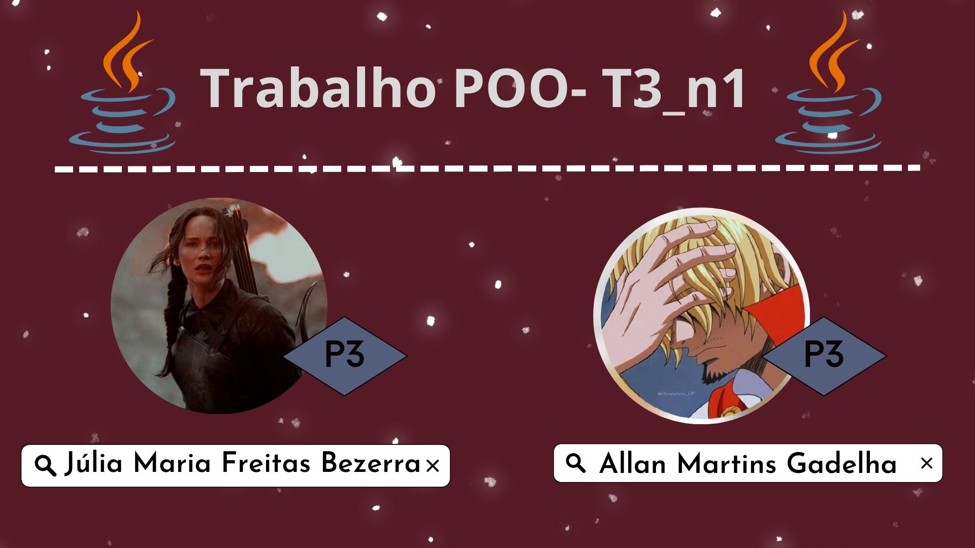 GitHub - Allan-Drip/POO-T3: Repositório destinado a 3° lista de questões sobre Java passado pelo ...