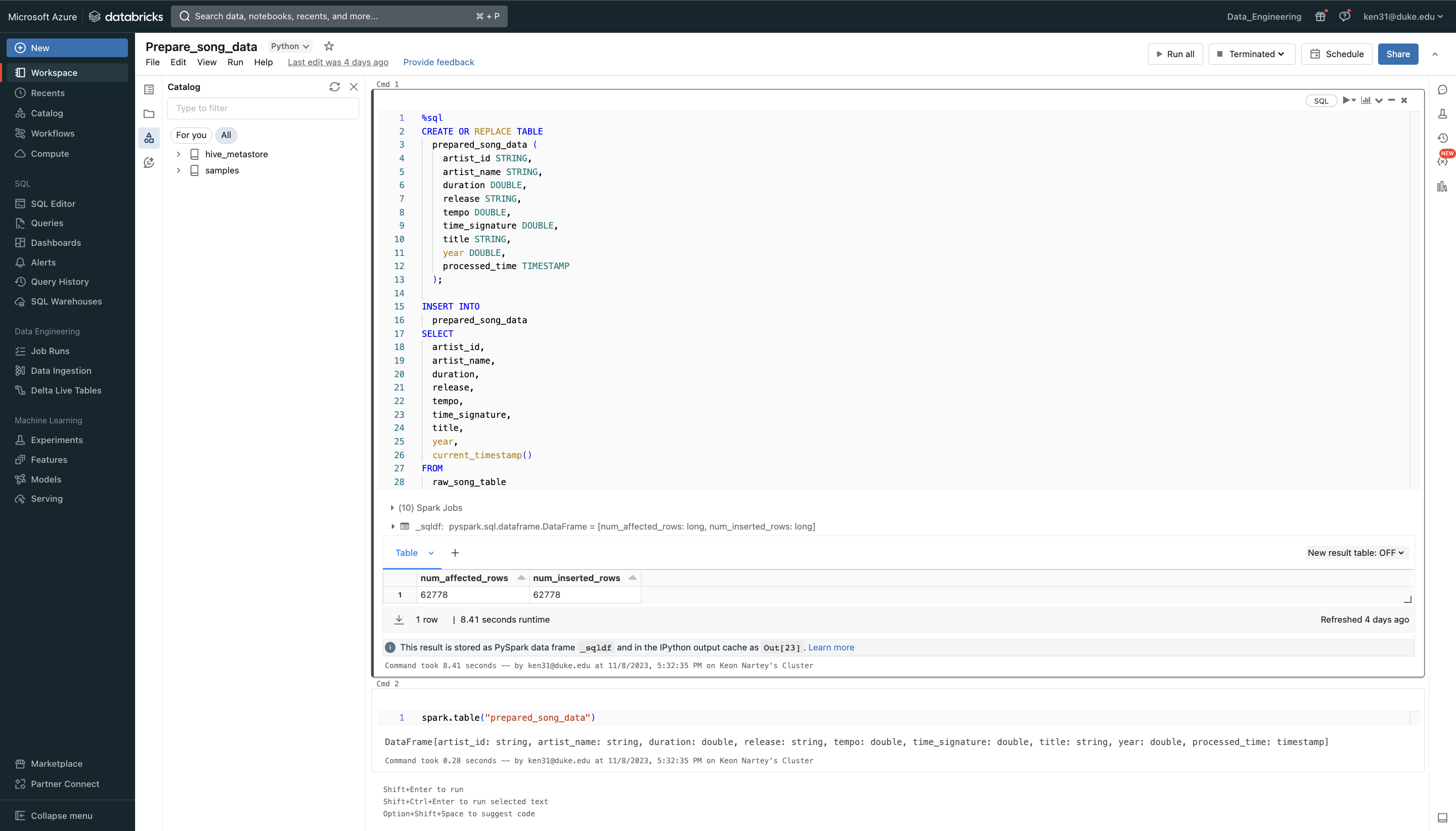 GitHub - nogibjj/databricks_pipeline