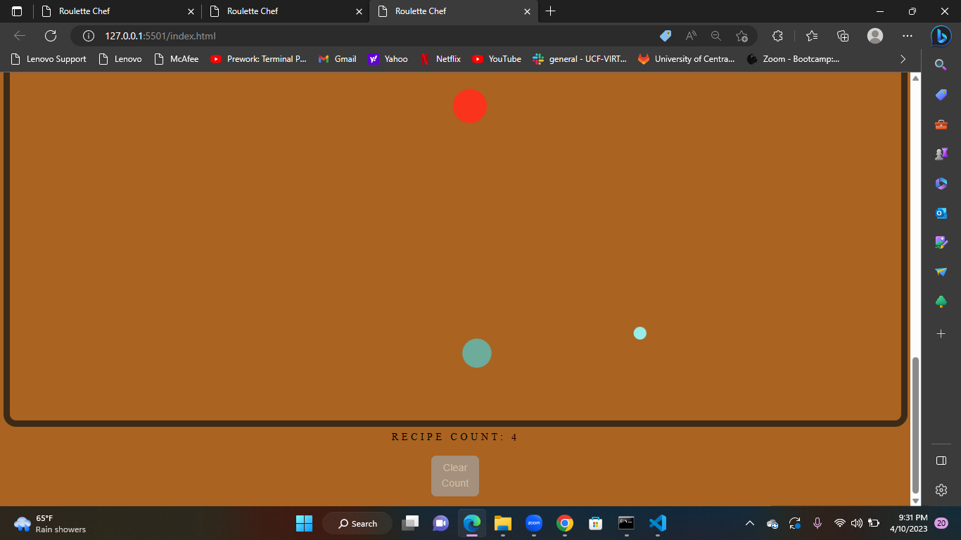 GitHub - Kviponder/Roulette-Chef: A random recipe generator