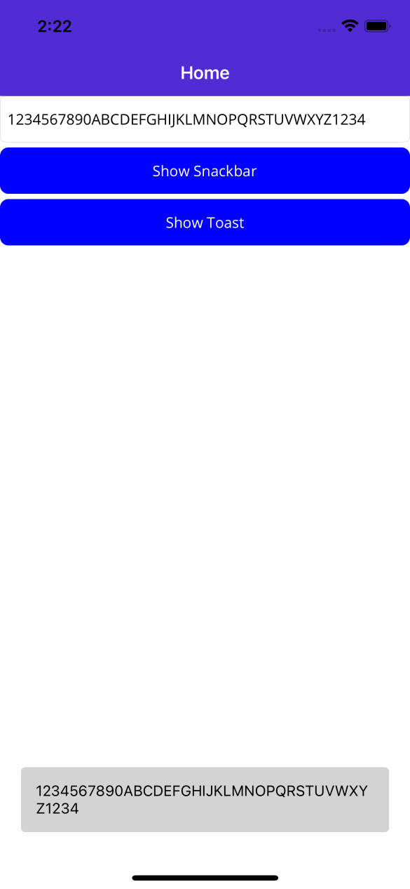 Bug Snackbar And Toast Messages Are Omitted When Length Is Equal To Display Width On Ios