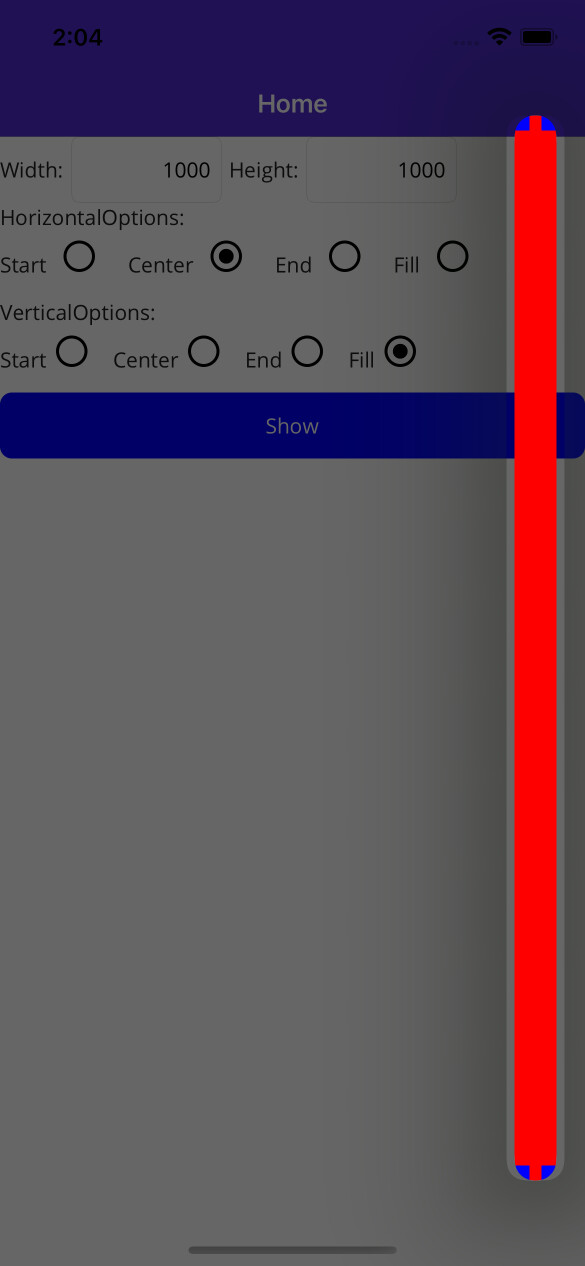 [BUG] The size and position of Popup is wrong on Android and iOS. · Issue #1317 ...
