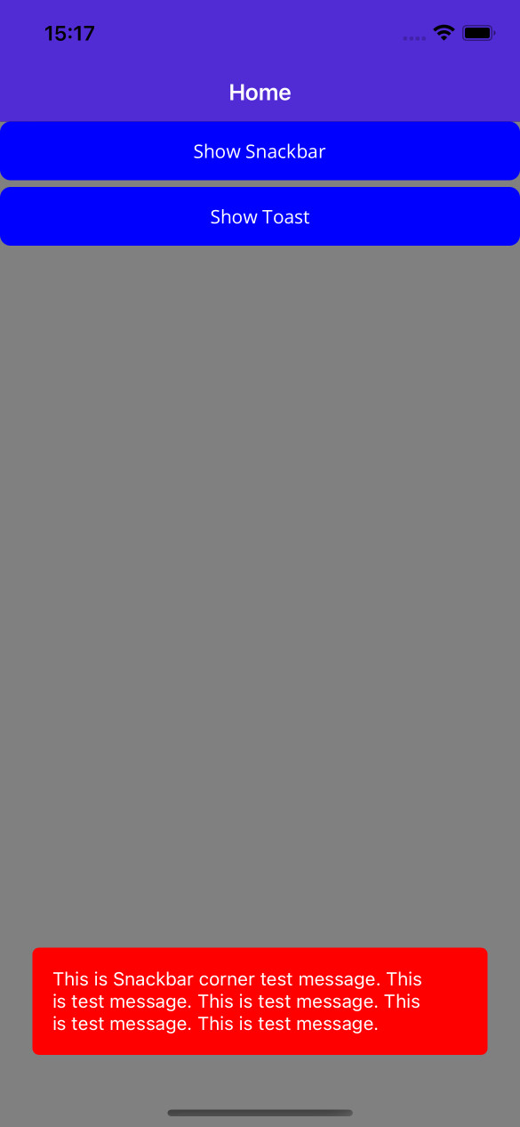 [BUG] Snackbar and Toast corner shape changes when screen is rotated on iOS · Issue #1404 ...