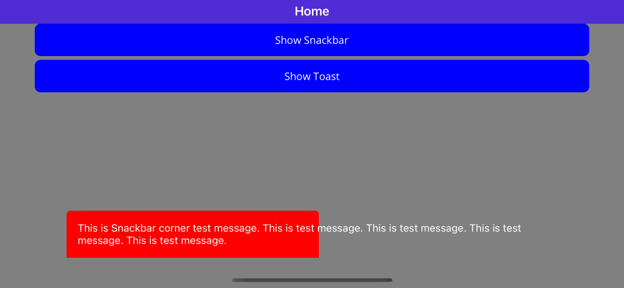 [BUG] Snackbar and Toast corner shape changes when screen is rotated on iOS · Issue #1404 ...