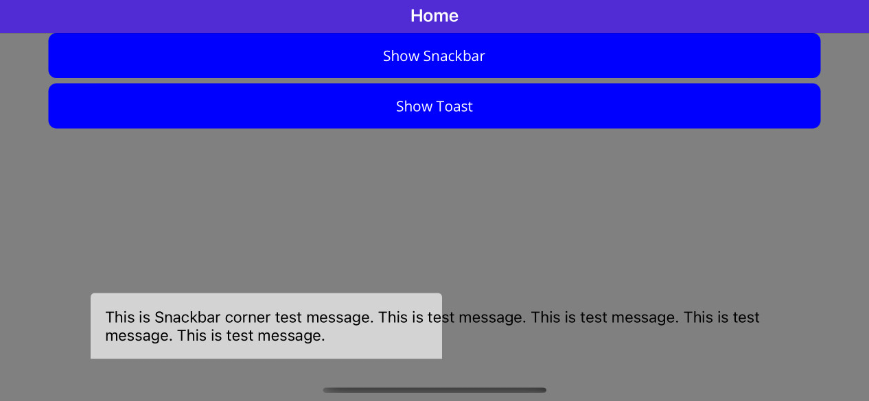 [BUG] Snackbar and Toast corner shape changes when screen is rotated on iOS · Issue #1404 ...
