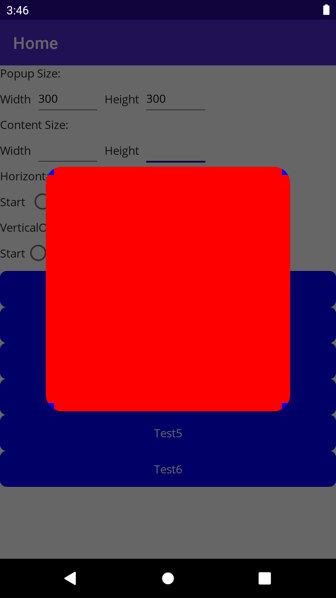 [BUG] Popup cannot be display with right angles or rounded angles · Issue #1452 ...