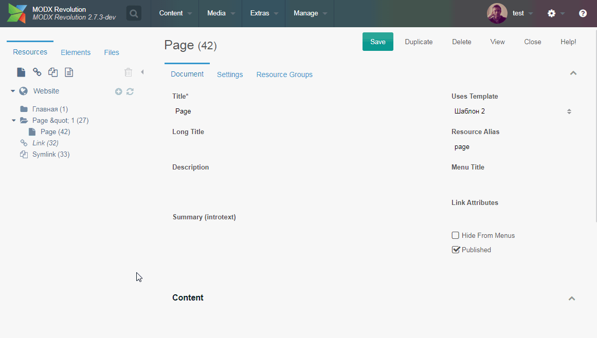 Infinite resource saving · Issue #15004 · modxcms/revolution · GitHub
