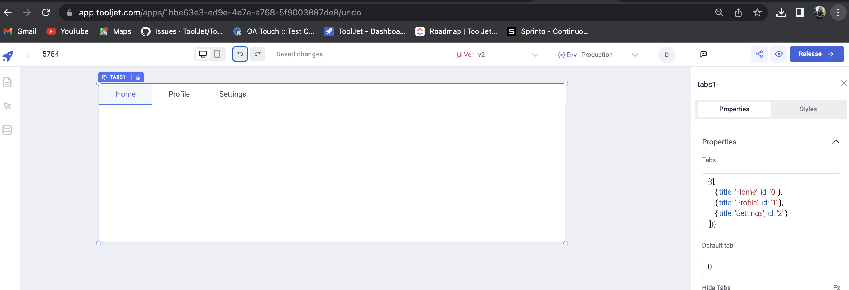 Undo functionality related observations · Issue #5867 · ToolJet/ToolJet · GitHub