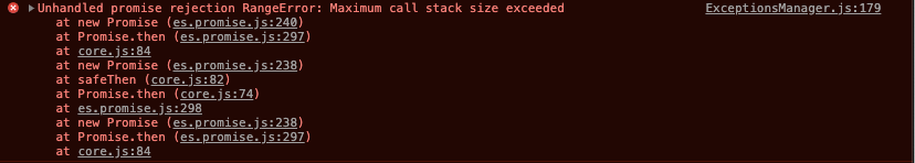 Authentication: Maximum call stack size exceeded · Issue #8604 · aws-amplify/amplify-js · GitHub