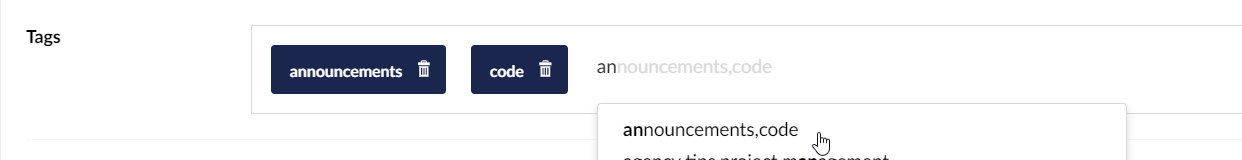 Multiple Tags getting combined into a single "Tag" · Issue #13132 · umbraco/Umbraco-CMS · GitHub