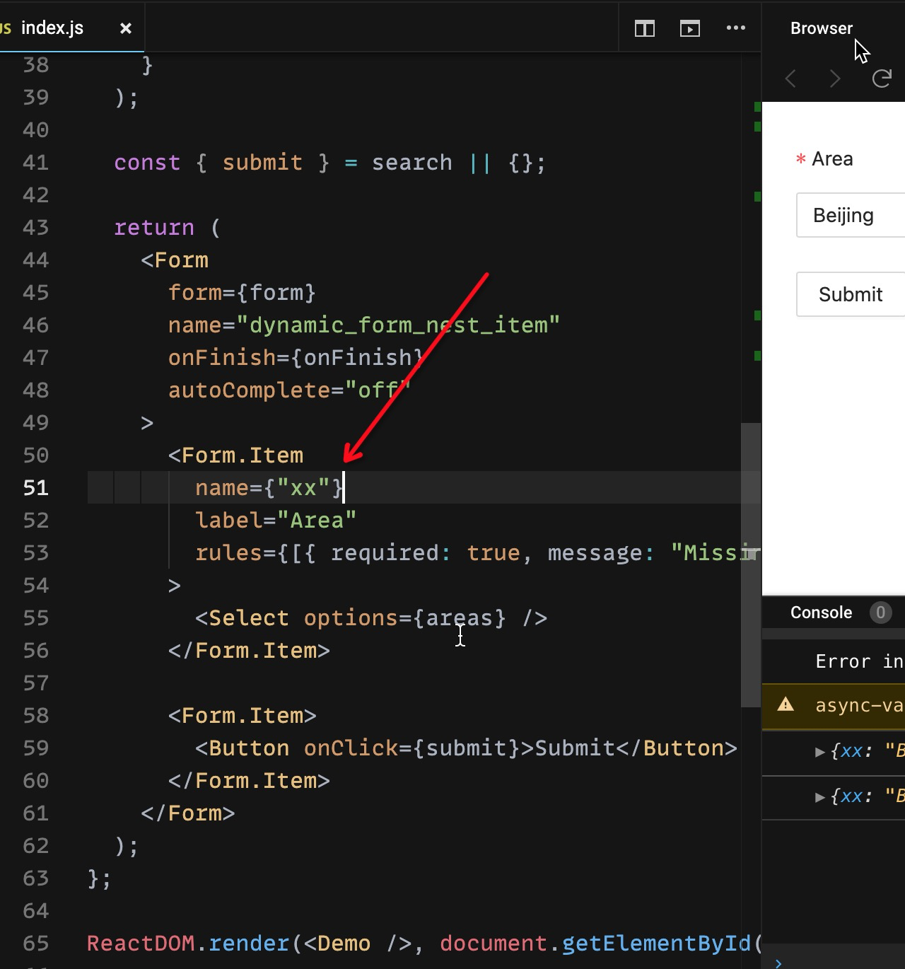 useAntdTable 无法获取 form 的值 · Issue #1118 · alibaba/hooks · GitHub