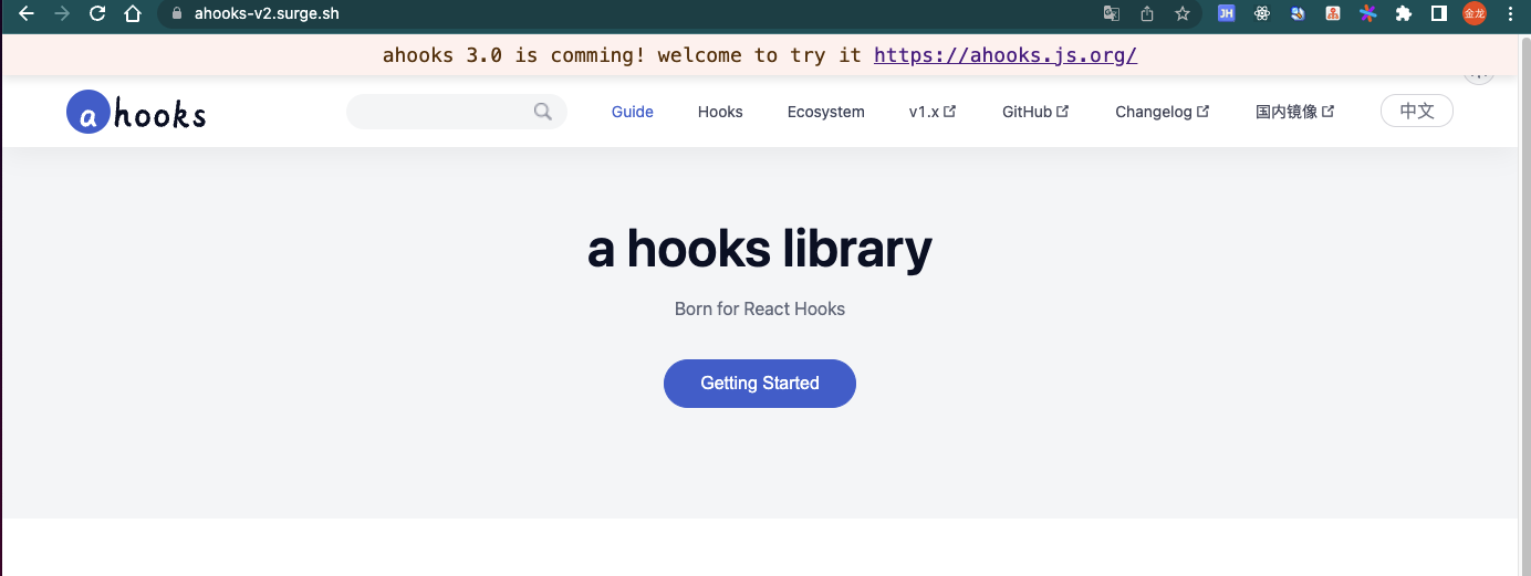 v1和v2的文档网站都挂了。 · Issue #1577 · alibaba/hooks · GitHub
