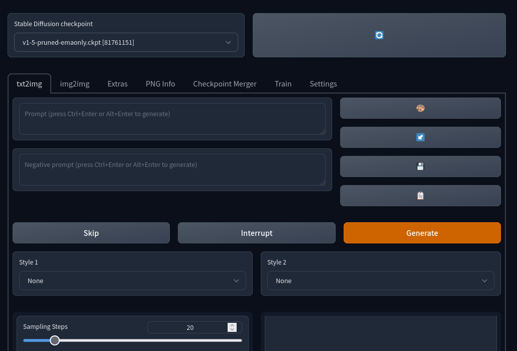 Weird interface layout in automatic · Issue #183 · AbdBarho/stable-diffusion-webui-docker · GitHub