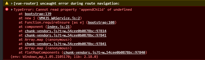 'appendChild' of undefined · Issue #378 · Tencent/kbone · GitHub