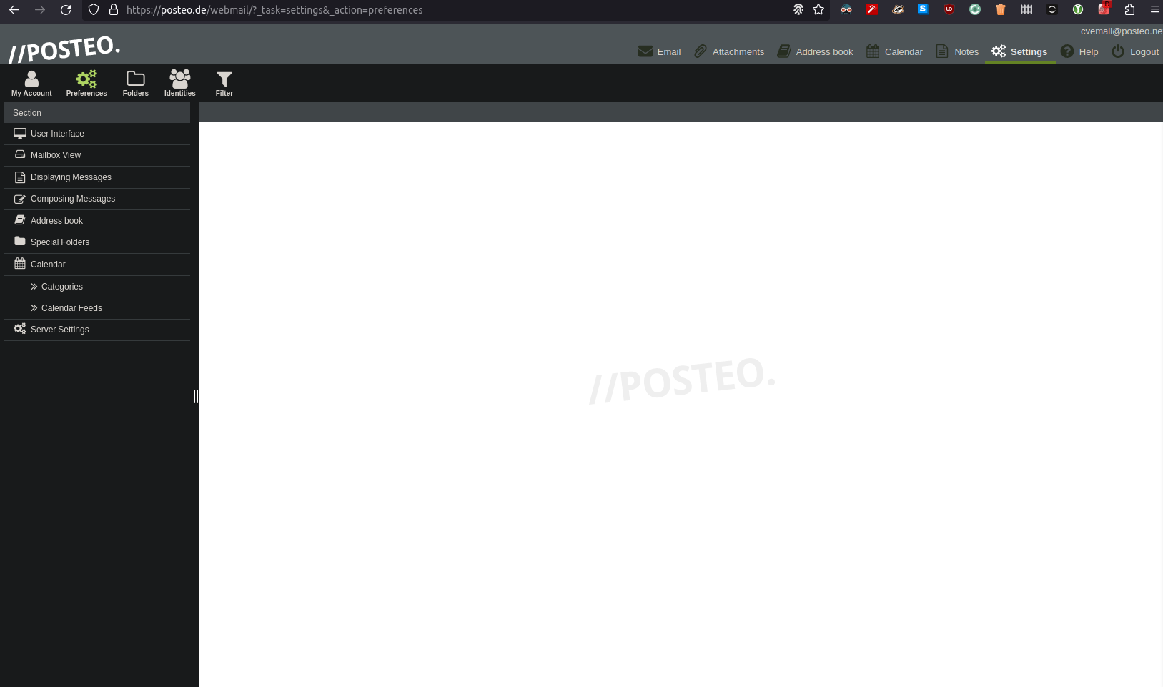 Broken Website Posteo Email · Issue 10819 · Darkreaderdarkreader