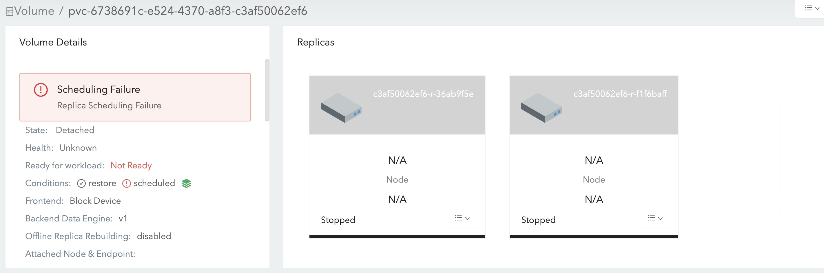 [IMPROVEMENT] Provide more information for volume scheduling failure · Issue #6461 · longhorn ...