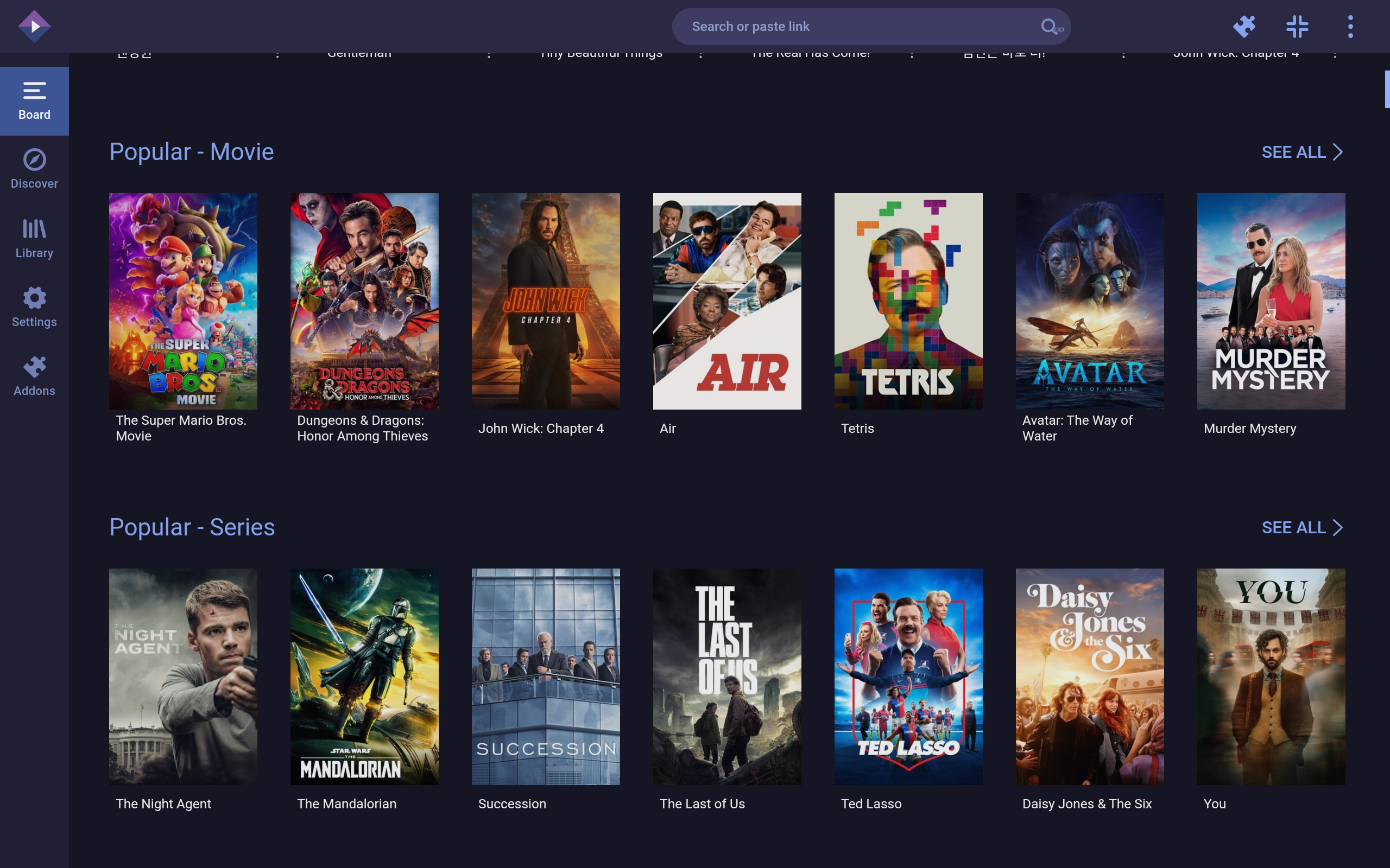 Please add "SEE ALL" to the Android phone/tablet version app main screen · Issue #370 · Stremio ...