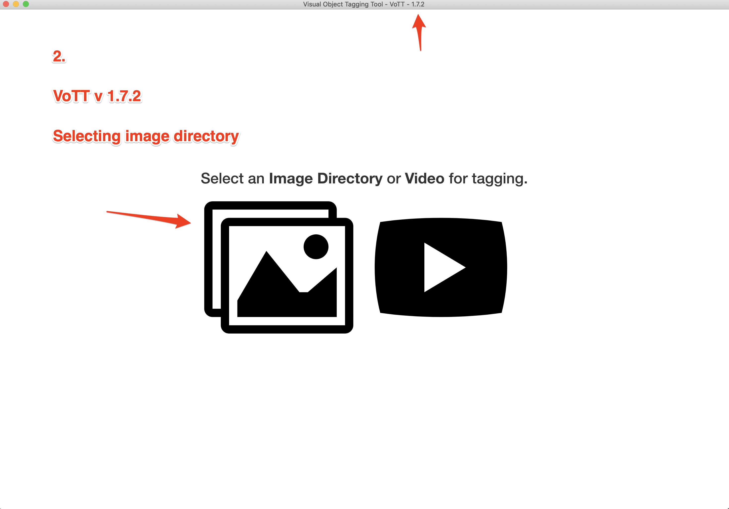 Open folder for images...error in console, blank page after setting up tagging configuration ...