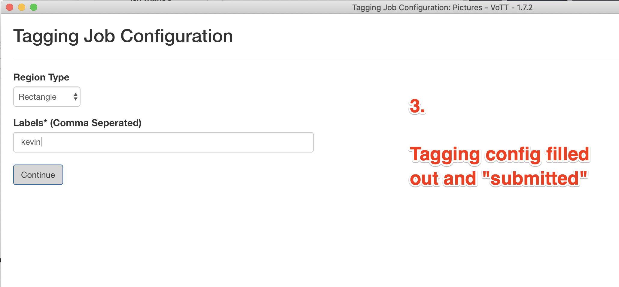 Open folder for images...error in console, blank page after setting up tagging configuration ...